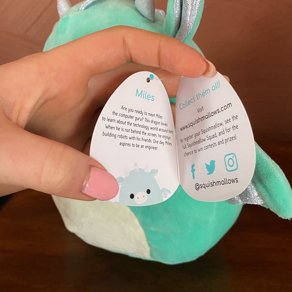 Squishmallows | Toys | Miles 8 Squishmallow | Poshmark